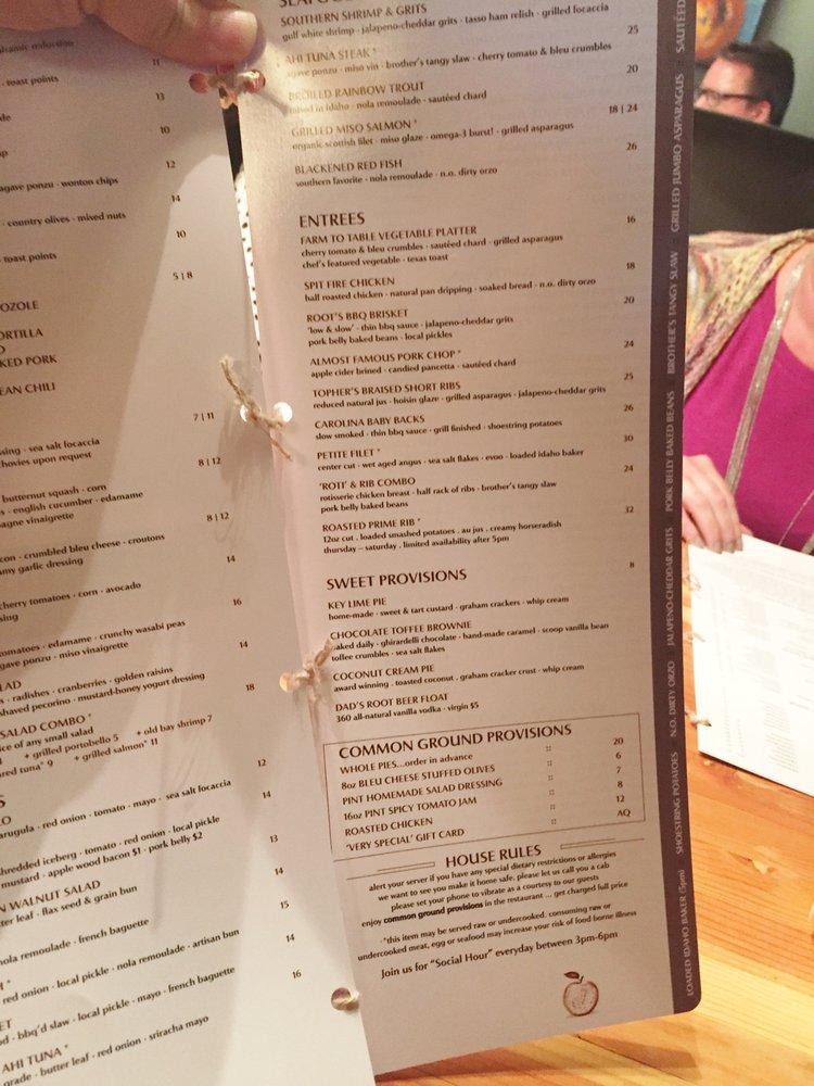 Menu at The Macintosh pub & bar, Phoenix, E Camelback Rd