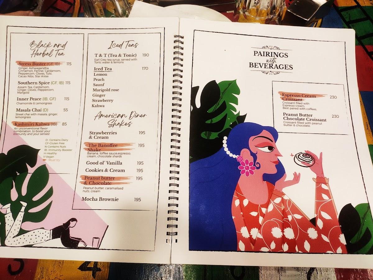 Menu at The Shaka Cafe, Ahmedabad