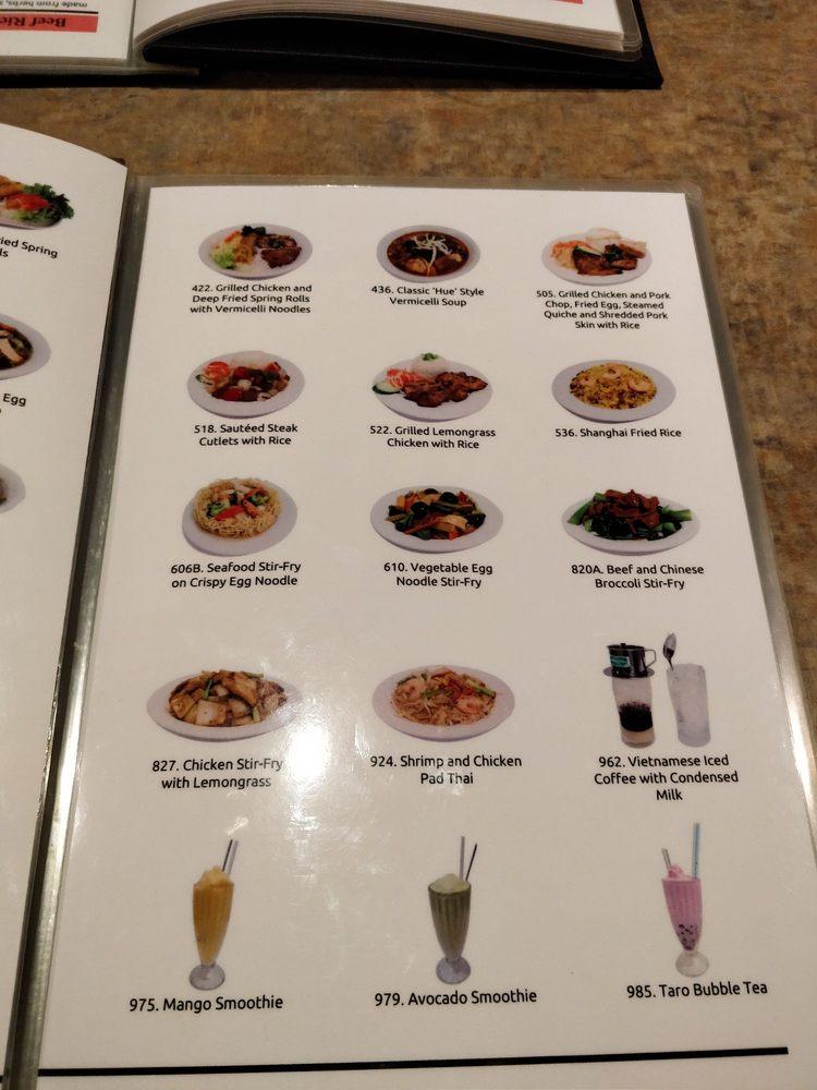 Menu at Pho Mi 289 restaurant, Mississauga, Meadowvale Town Centre Cir