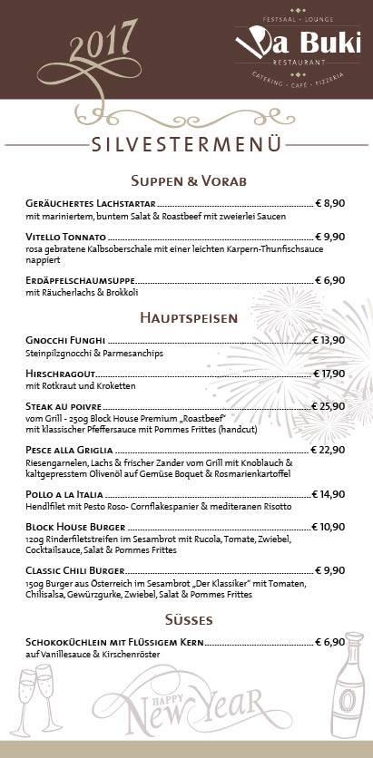 Menu at Restaurant Da Buki, Neutal