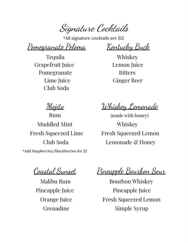 Menu at Fulio's Restaurant, Astoria