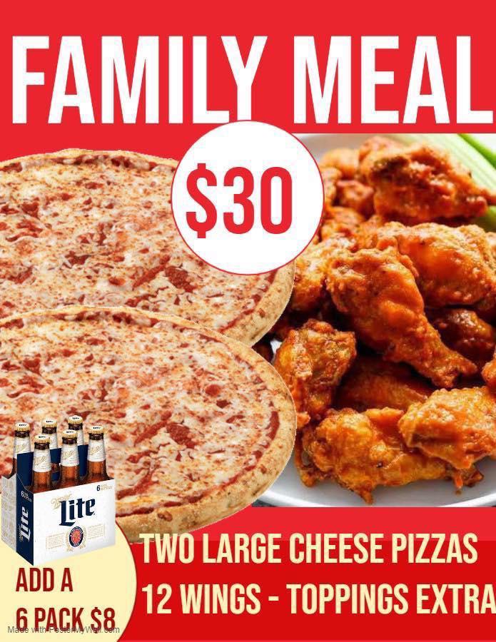 Menu at Overtime Pizzeria & Sports Pub, Cape Coral