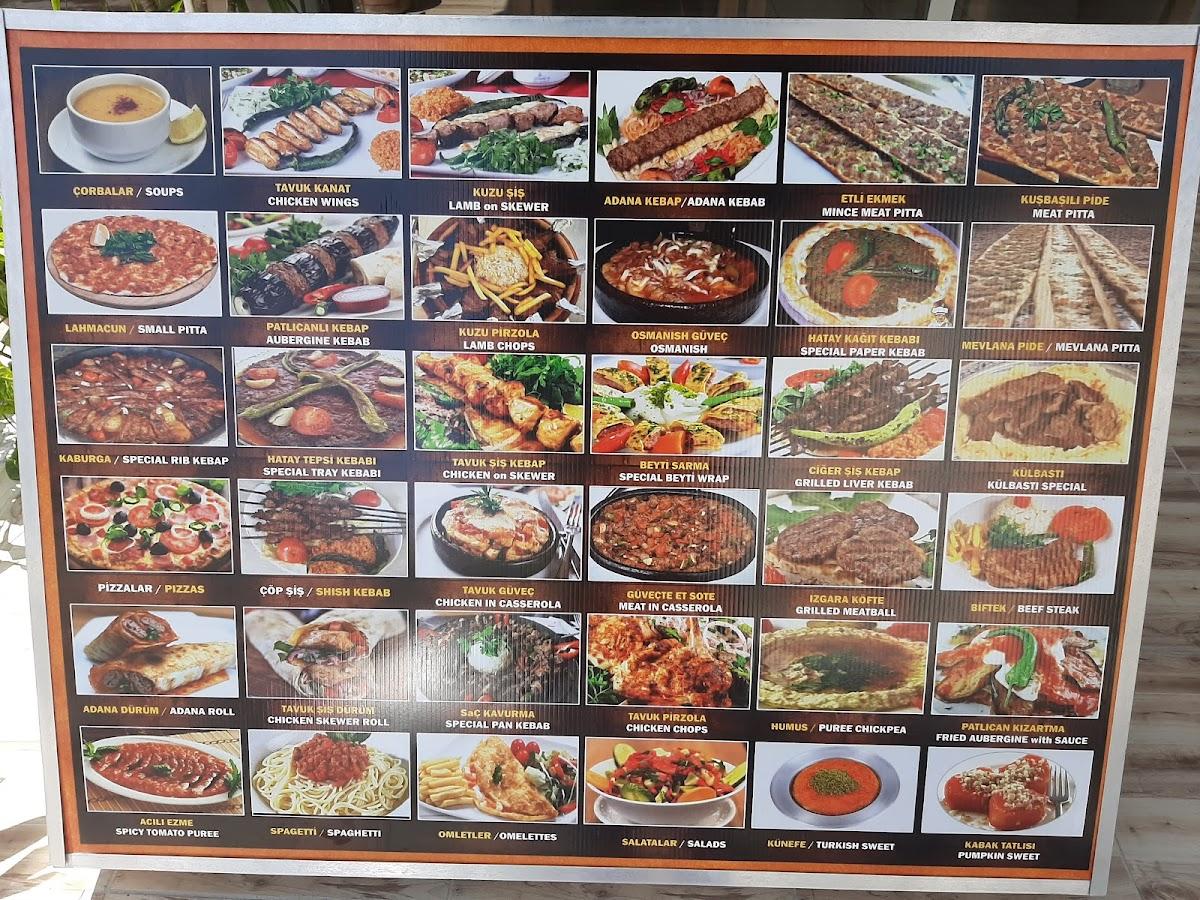 Carta de HATAY RESTAURANT, Güller Pınarı Mahallesi