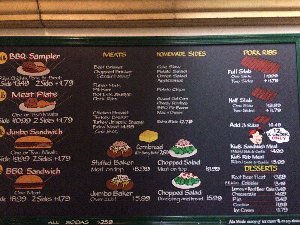Menu at Joe's Real BBQ, Gilbert, 301 N Gilbert Rd bldg 2