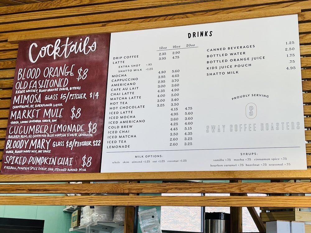 Menu at McLain's Market Shawnee restaurant, Shawnee