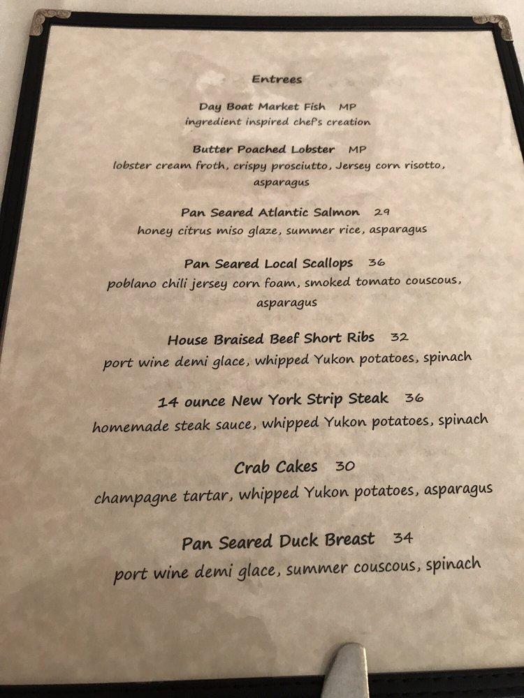 Menu at One Fish, Two Fish restaurant, Wildwood
