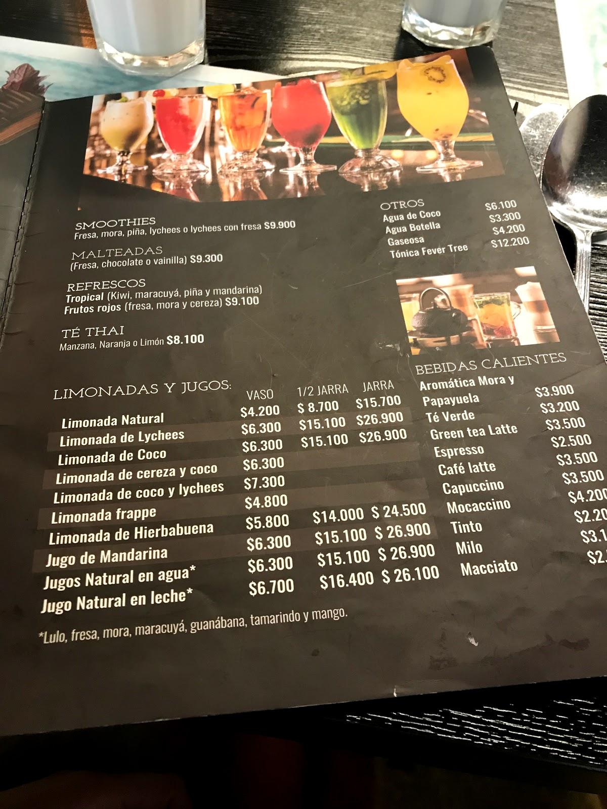 Carta del restaurante Coctel del Mar, Bogotá, Av. Cra 19 #123-26 Carta del restaurante Coctel del Mar, Bogotá, Av. Cra 19 #123-26