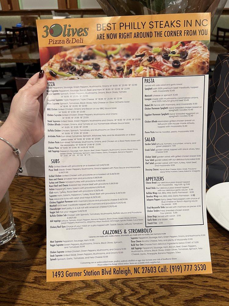 Menu at Karavan by 3 Olives pizzeria, Raleigh