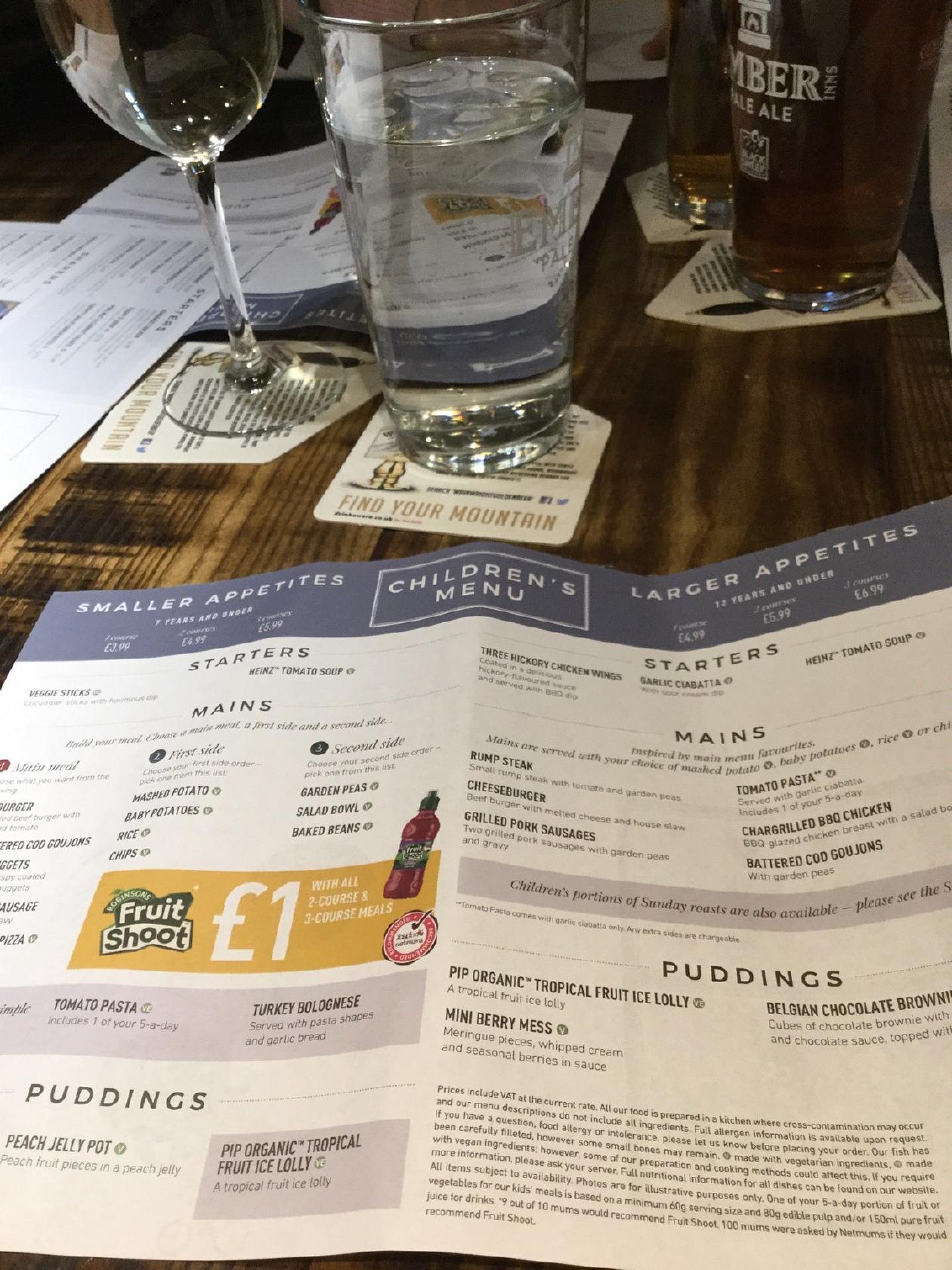 Menu at The Barton Arms, Eccles, 2 Stablefold