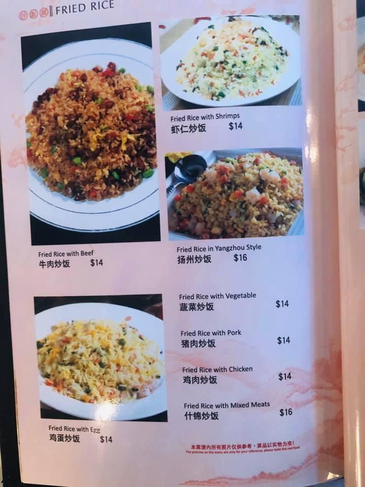 Menu at Barilla Dumplings, Auckland