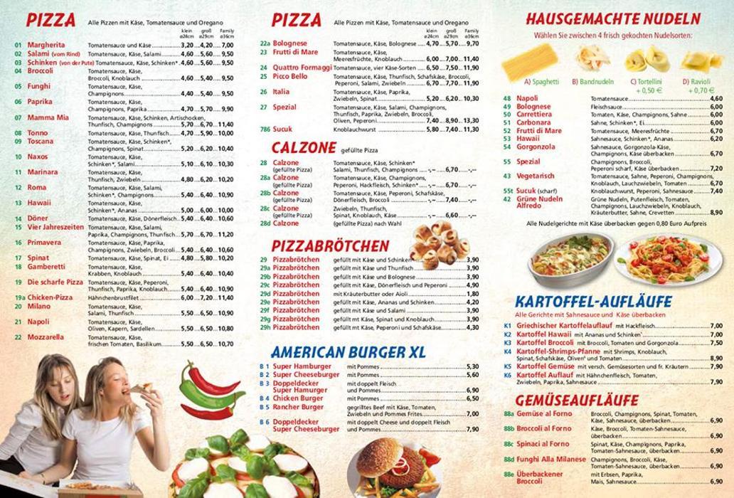 Speisekarte von Kalan Cafe Restaurant Imbiss, Heiligenhaus
