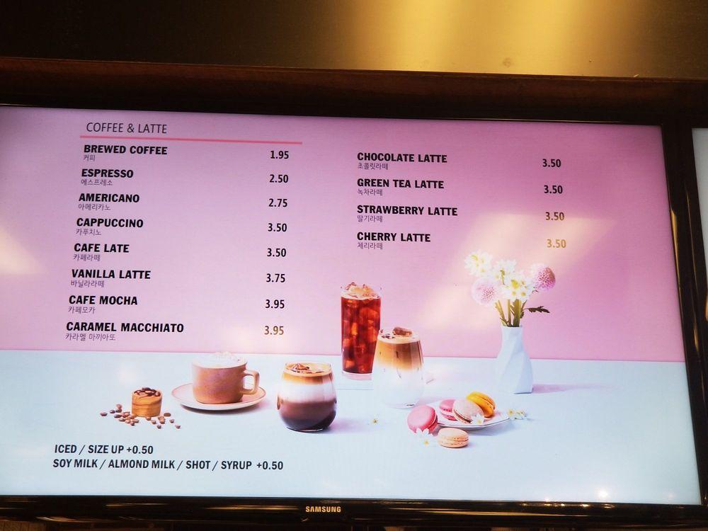 Menu at L'AMI Bakery & Cafe, Jericho