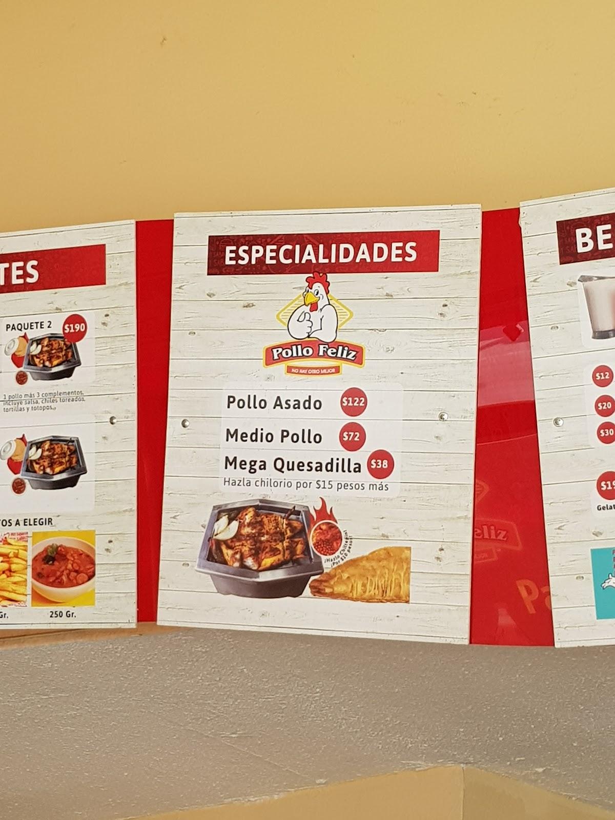 Menu at Pollo Feliz Abasolo restaurant, Saltillo, Calle Mariano Abasolo ...