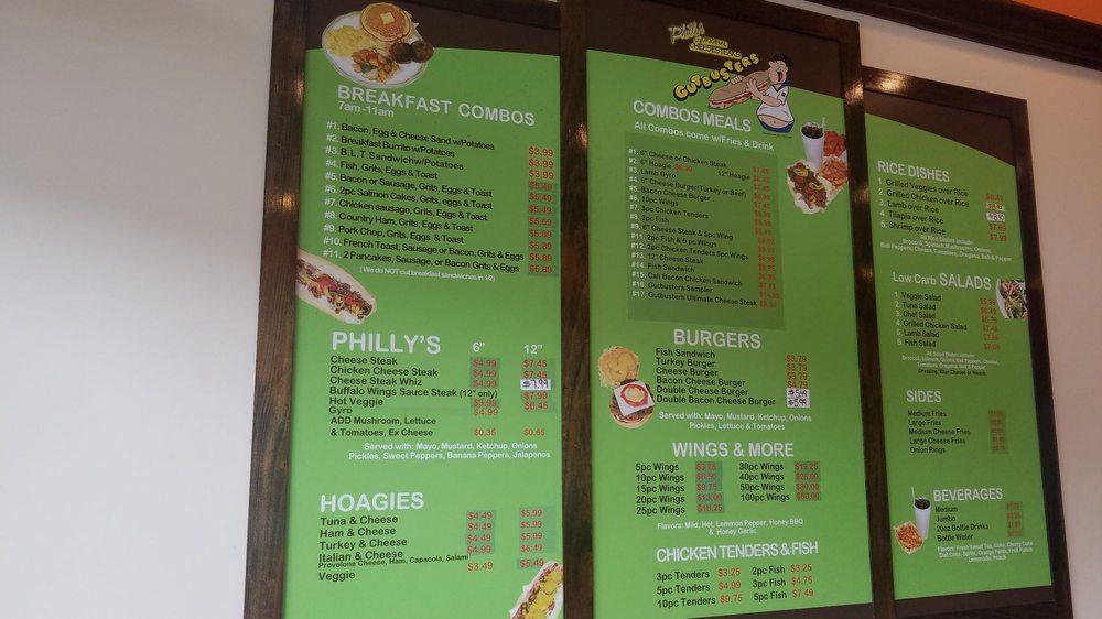 Menu at Gut Busters Cascade restaurant, Atlanta, Cascade Rd