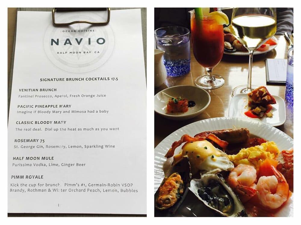 Menu at Navio restaurant, Half Moon Bay