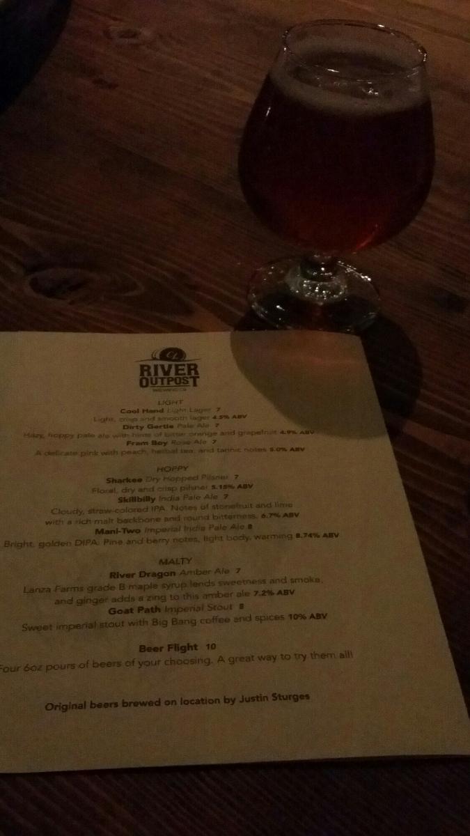 Menu at Fin & Brew restaurant, Peekskill