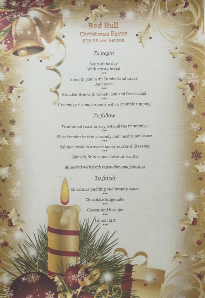 Menu at Red Bull, Church Lawton pub & bar, Stoke-on-Trent, Congleton Rd S