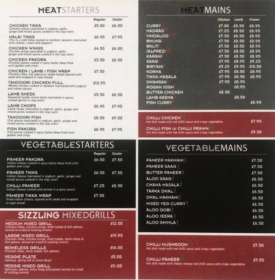 Menu at The Hop and Vine pub & bar, Telford