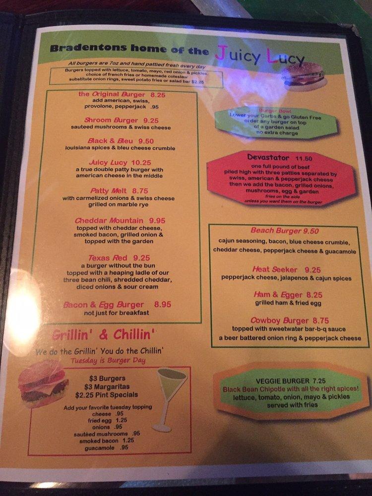 Menu at Kelsey's Bar & Grill, Bradenton
