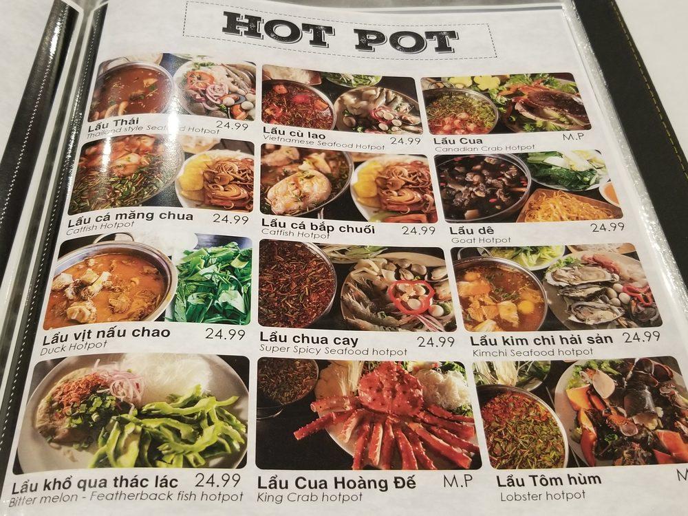 Menu at TRÀM CHIM RESTAURANT, San Diego