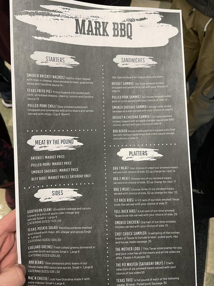 Menu at Heart n Soul by MARK BBQ, Essex