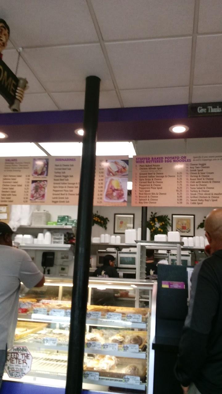 Menu at The Potato Place desserts, Detroit