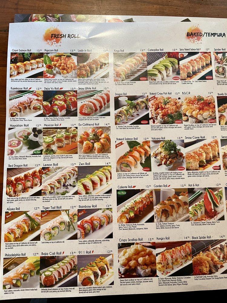 Carta del restaurante Kopan Sushi & Ramen, Garden Grove