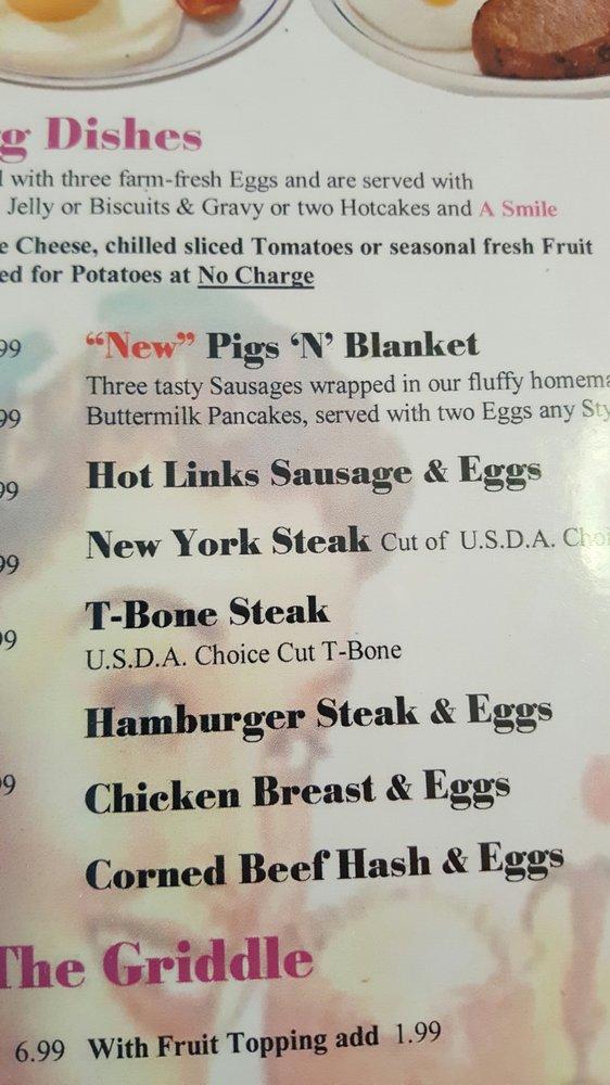 Menu at Ozzie's Diner pub & bar, Commerce