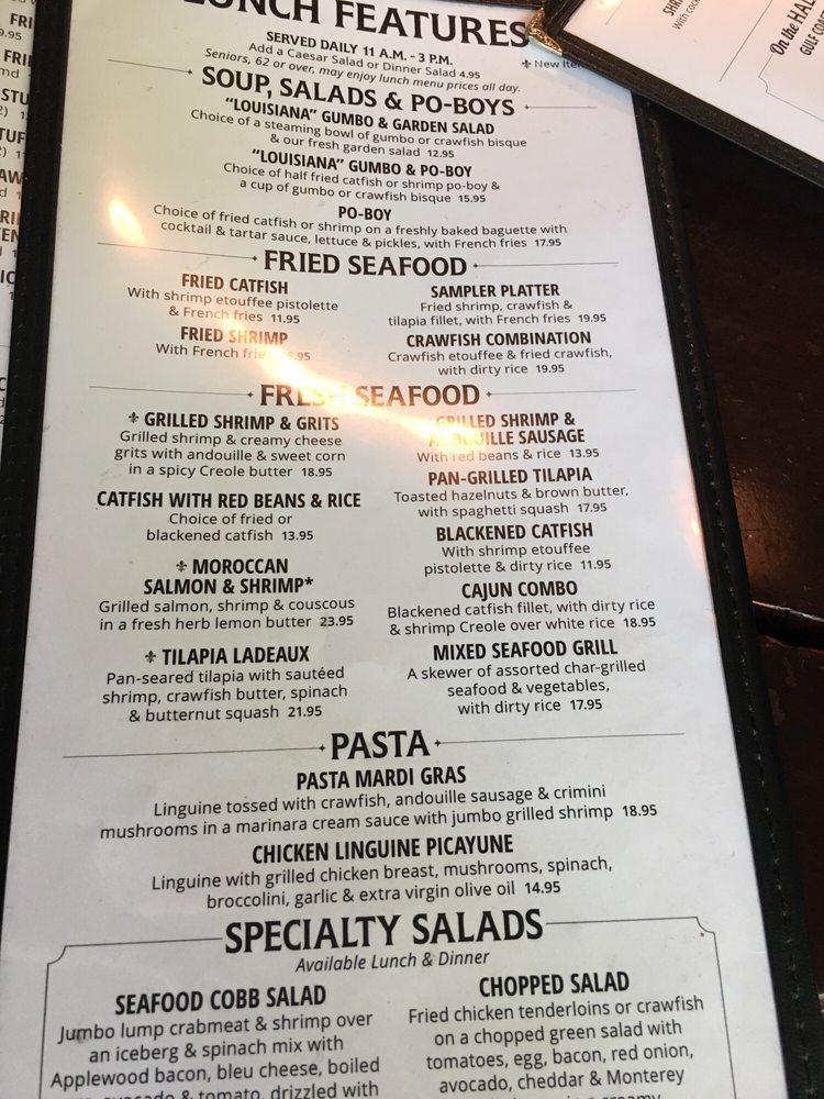 Menu at Pappasito's Cantina restaurant, Marietta, Windy Hill Rd SE