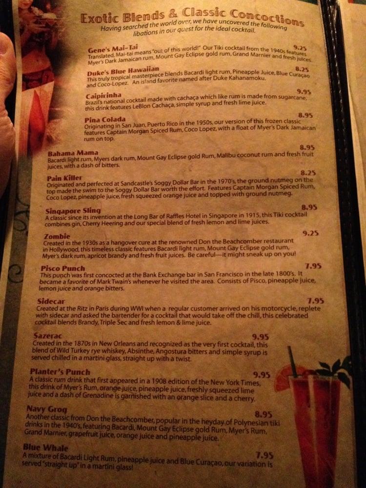Menu at Jinja Bar & Bistro, Santa Fe