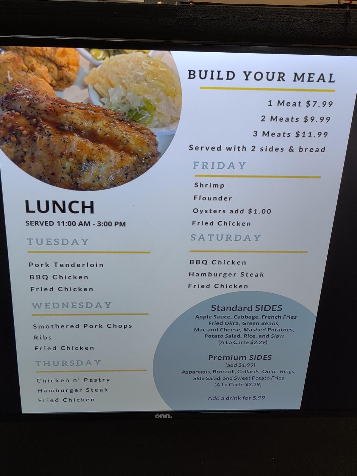 Menu at The Seahorse Restaurant, Greenville