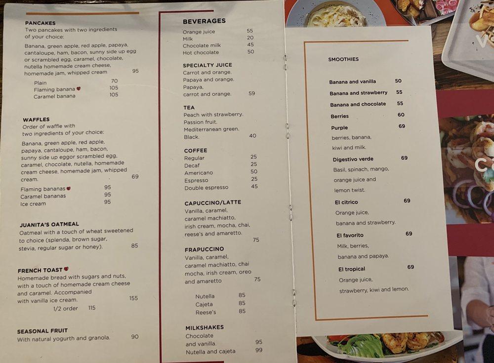 Menu at Candy Cake Breakfast and Dessert restaurant, Puerto Peñasco, C ...