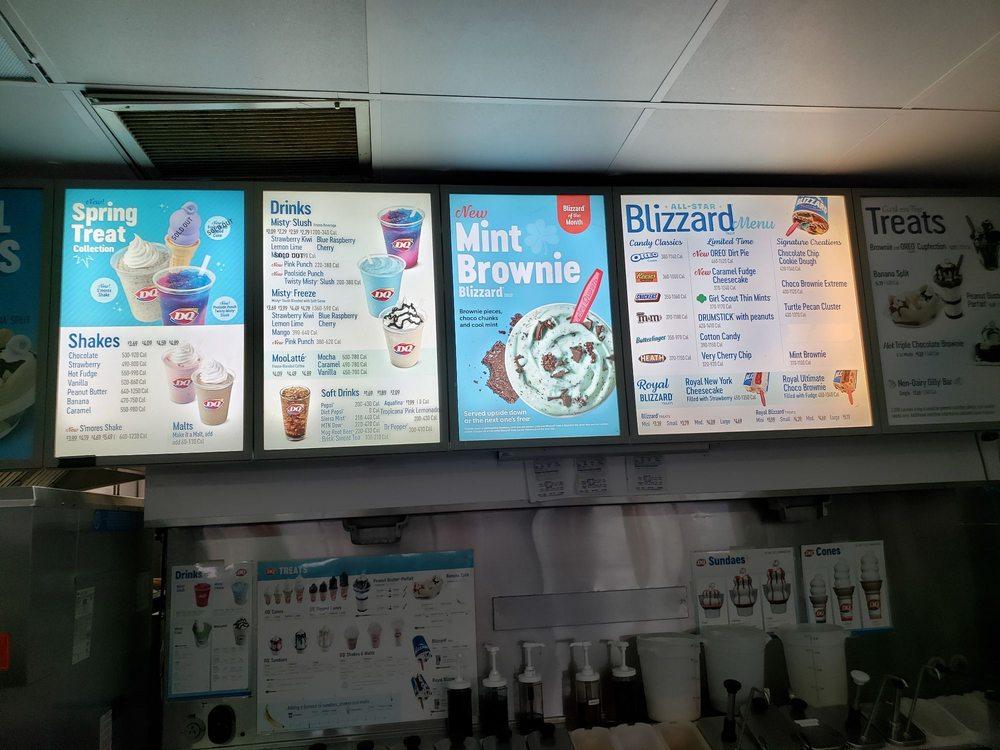 Menu at Dairy Queen fast food, Sierra Vista, AZ-92