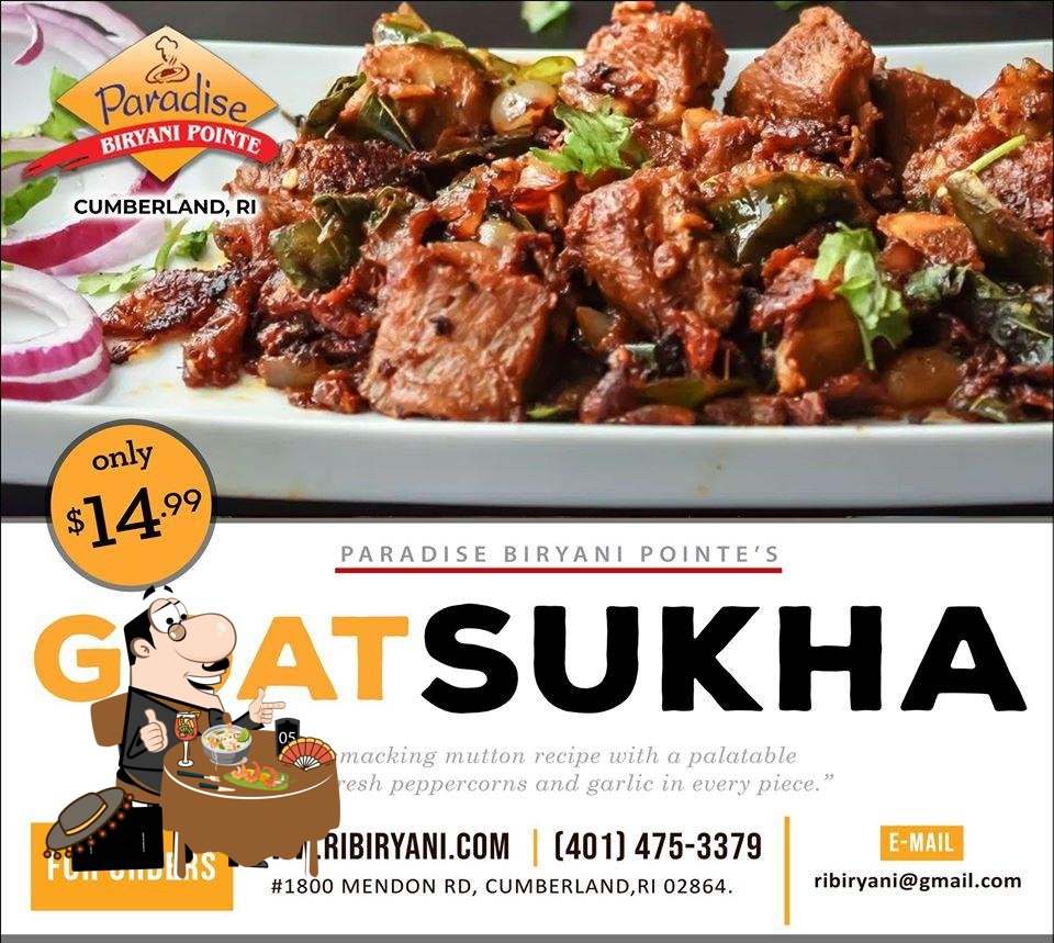 Paradise Biryani Pointe, Cumberland - Restaurant menu, prices and reviews