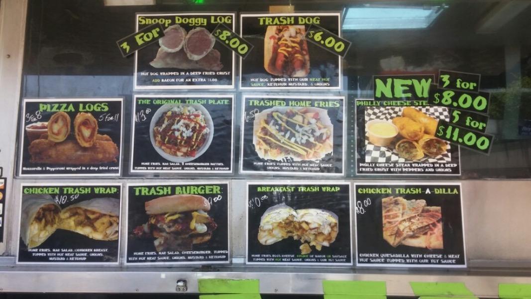 Menu at The Garbage Truck, Los Angeles, Florence-Firestone