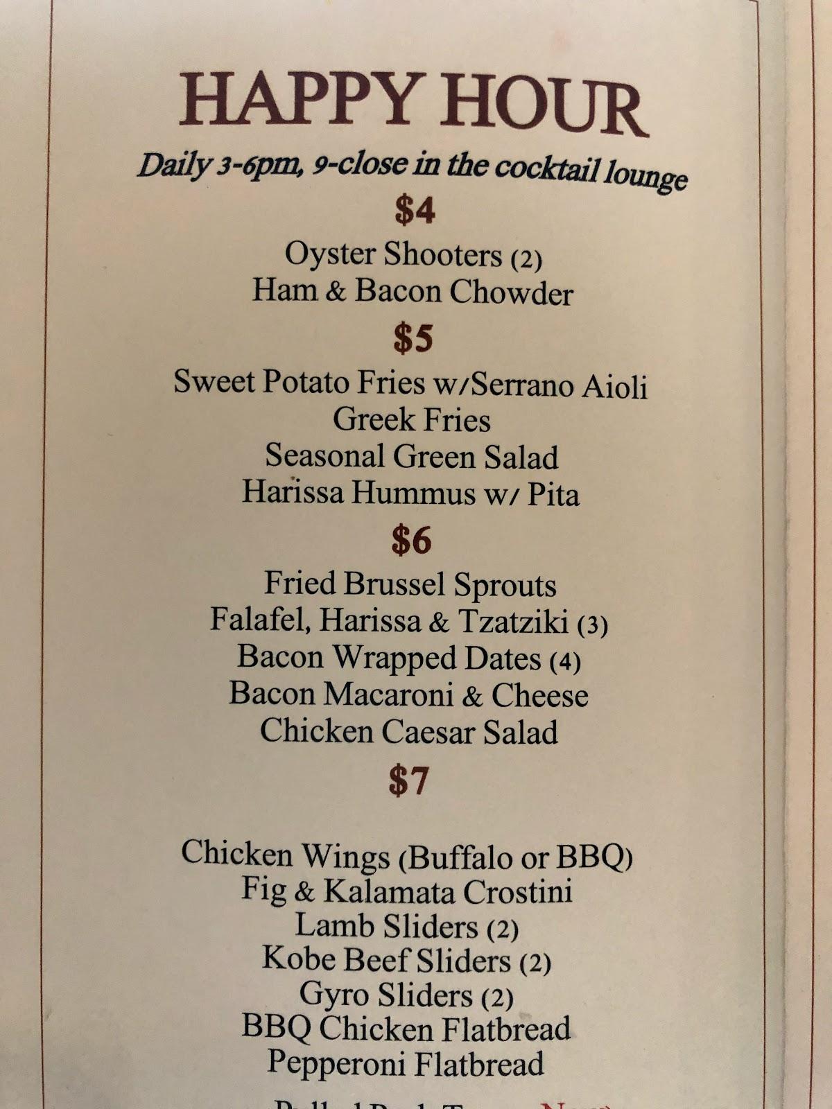 Menu at Demetris Woodstone Taverna pub & bar, Edmonds