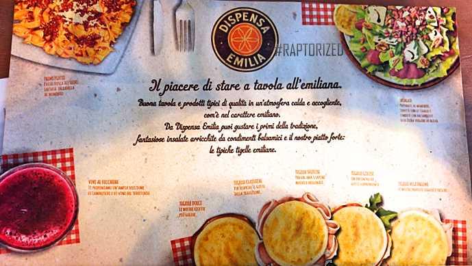 Speisekarte von Dispensa Emilia Via Emilia Est Modena restaurant ...