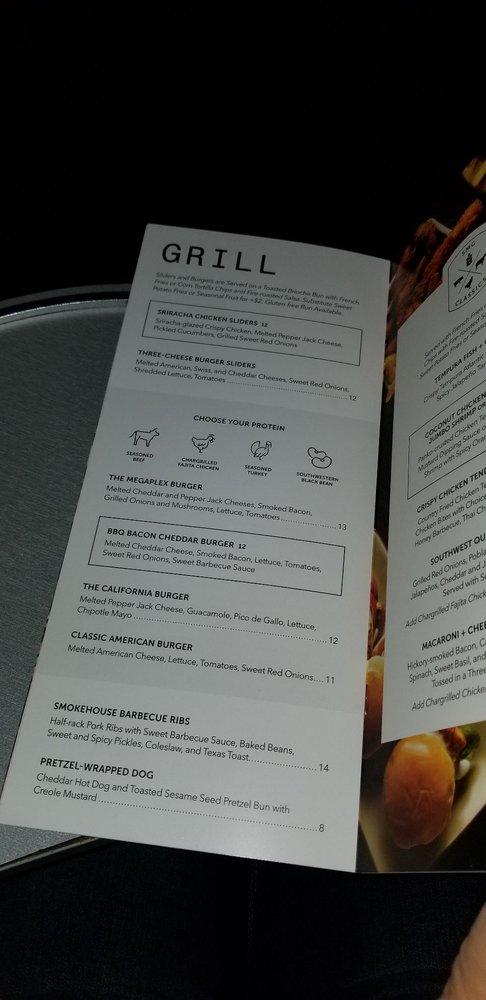 Menu at Studio Movie Grill restaurant, Duluth