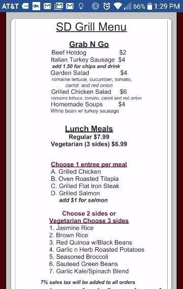 Menu at Simply Delicious restaurant, Trenton