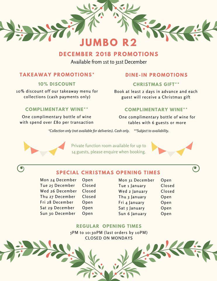 Menu at Jumbo R2 Chinese Restaurant & Takeaway, Waltham Chase