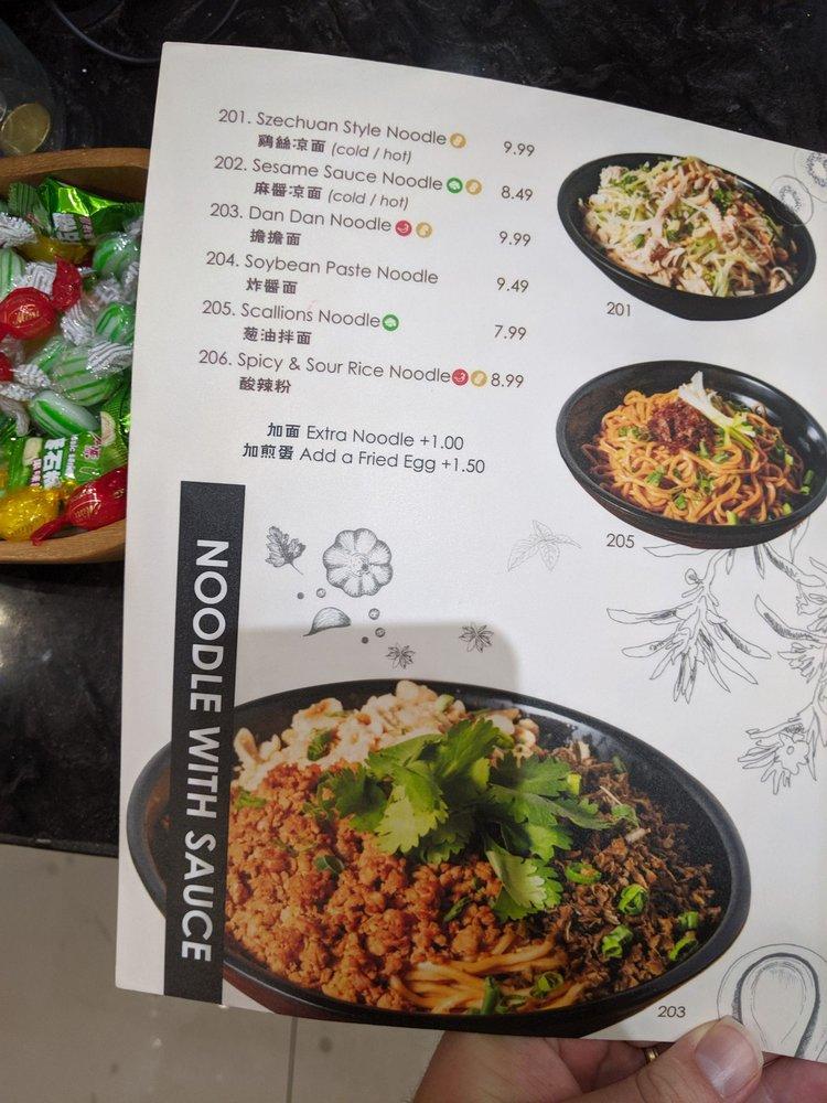 Menu at The Arch Noodle House restaurant, Hamilton