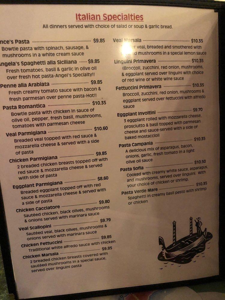 Menu at Vince's Pizzaria pizzeria, Beloit