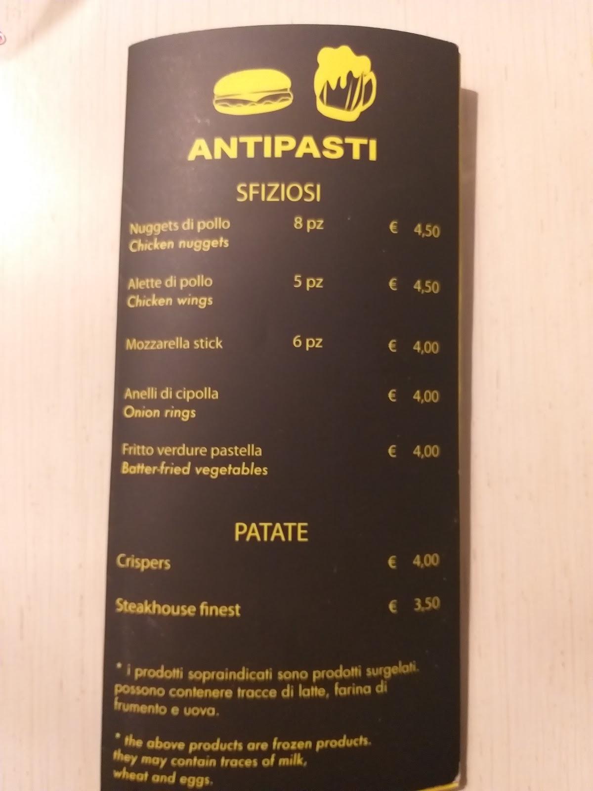 Menu da PLAN B Burgers & Beers ristorante, Palau