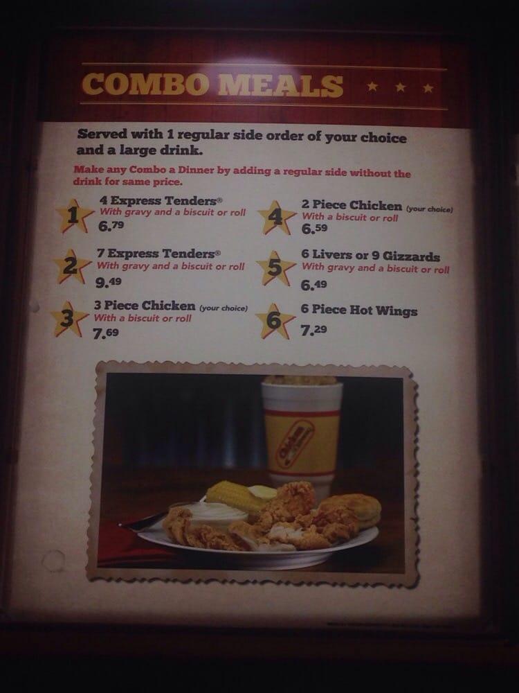 Menu at Chicken Express restaurant, Tulsa