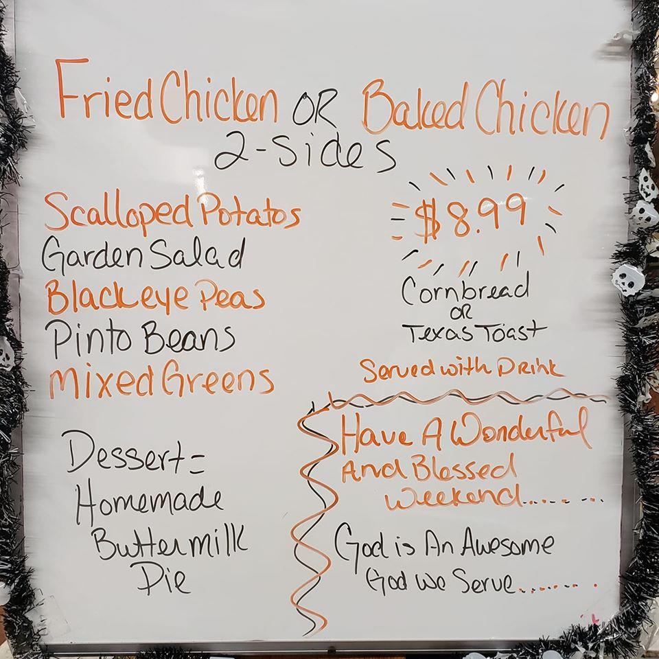 Menu at Florida's Kitchen BBQ, Livingston