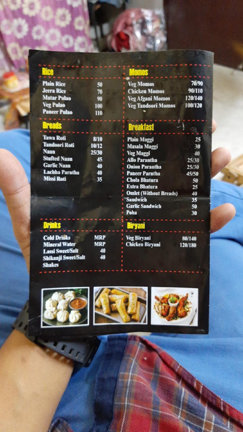 Menu at Mayo Restaurant, New Delhi