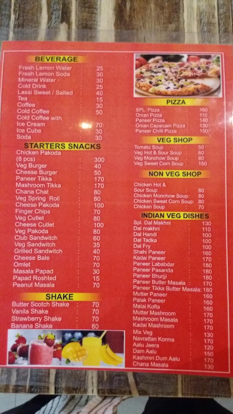 Menu at New Red Chilli, Sonipat