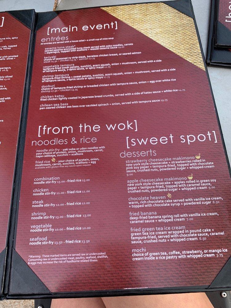 Menu at Drunken Fish - Westport Plaza restaurant, Maryland Heights, 639 ...