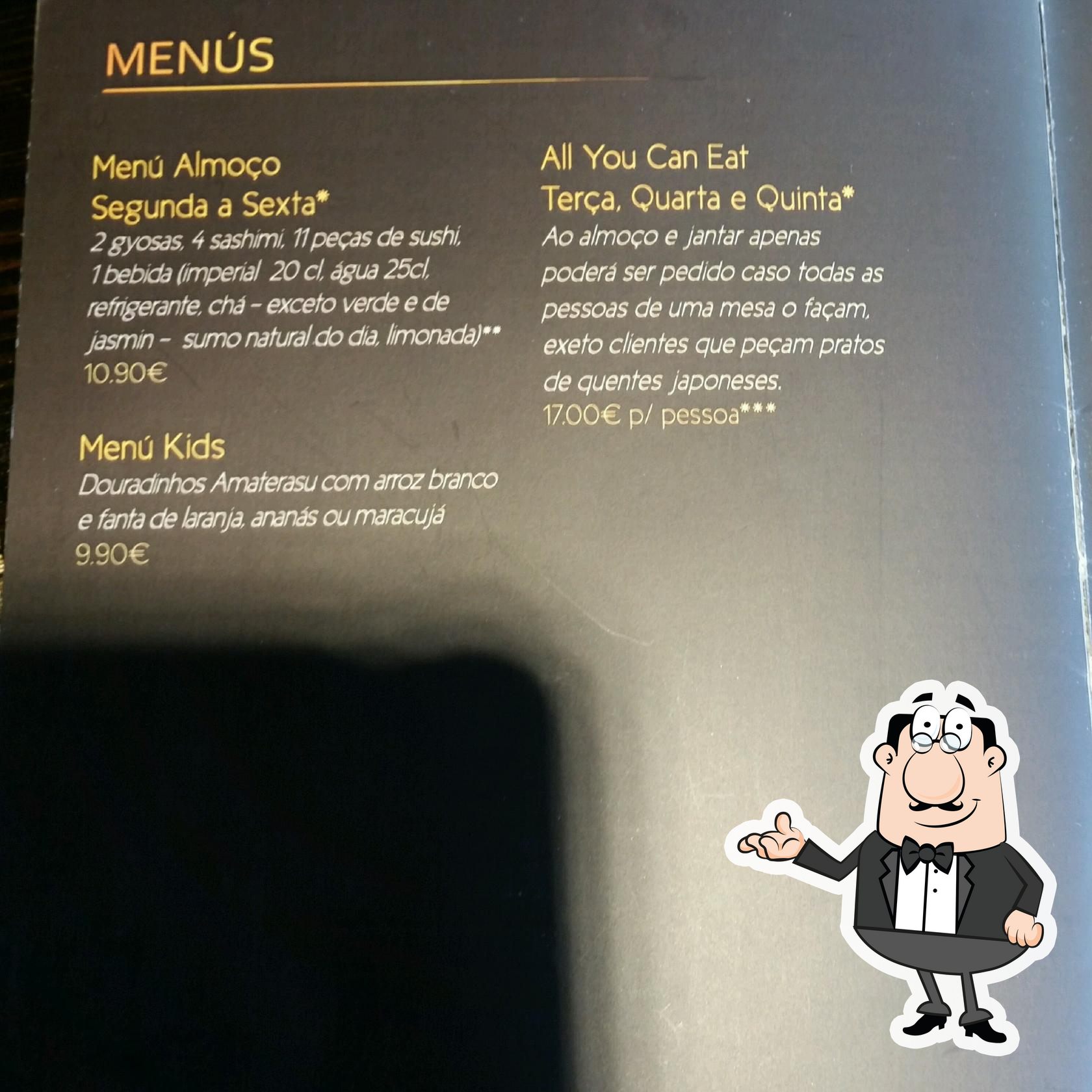 Amaterasu Pateo do Sushi, Algés - Menu do restaurante, preços e opiniões