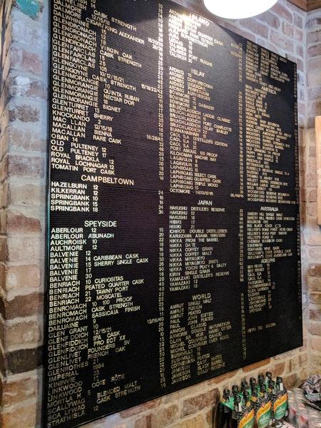 Menu at Hippo Co pub & bar, Canberra